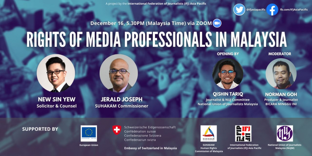 National Union of Journalists Malaysia organises free webinar - Telum Media