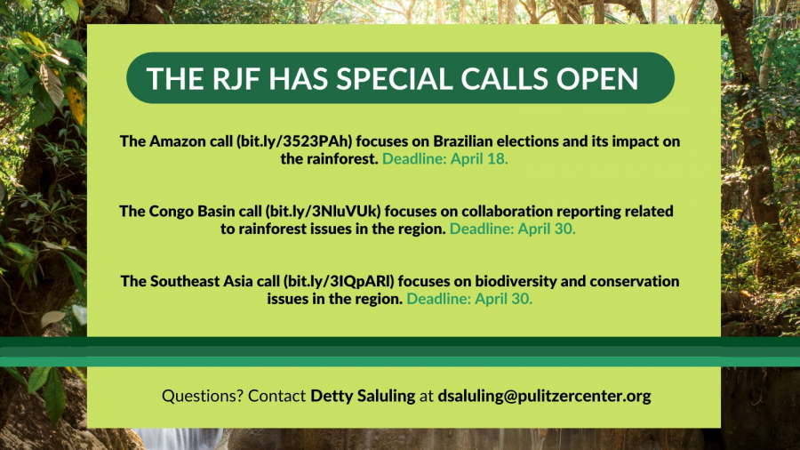 Special Call for Proposals: Biodiversity in the Tropical Forests by ...